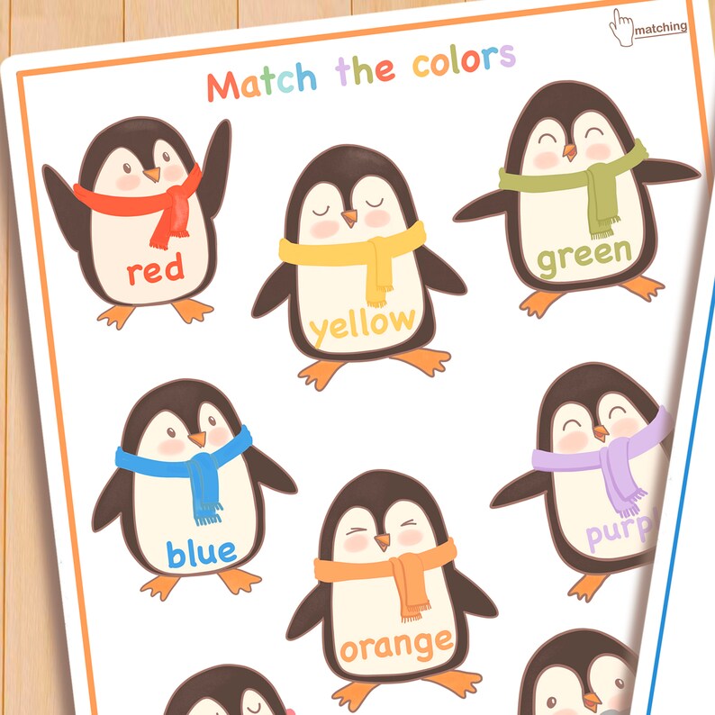 Preschool Worksheets Color Sorting Montessori Printable Toddler ...