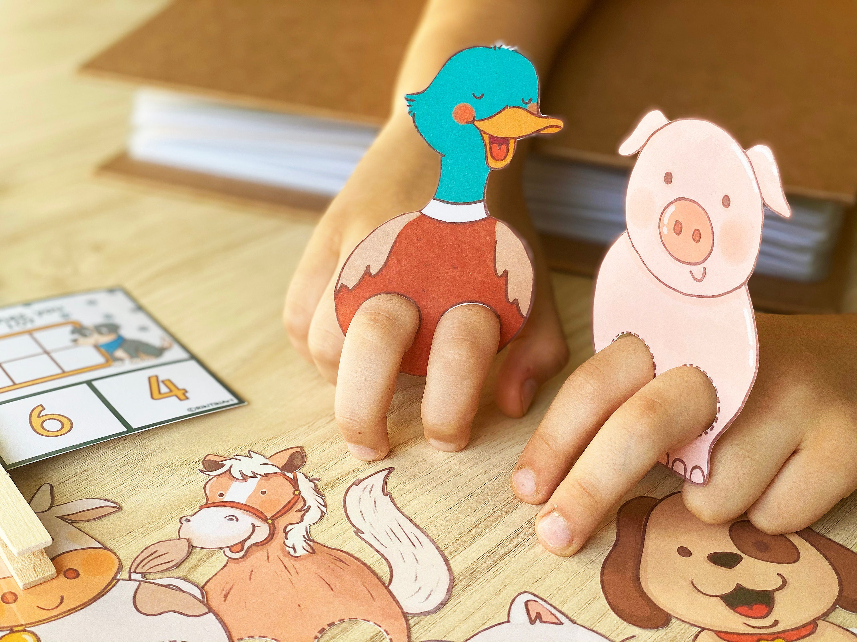 Farm Busy Book Printable Toddler Activities Montessori - Etsy Canada