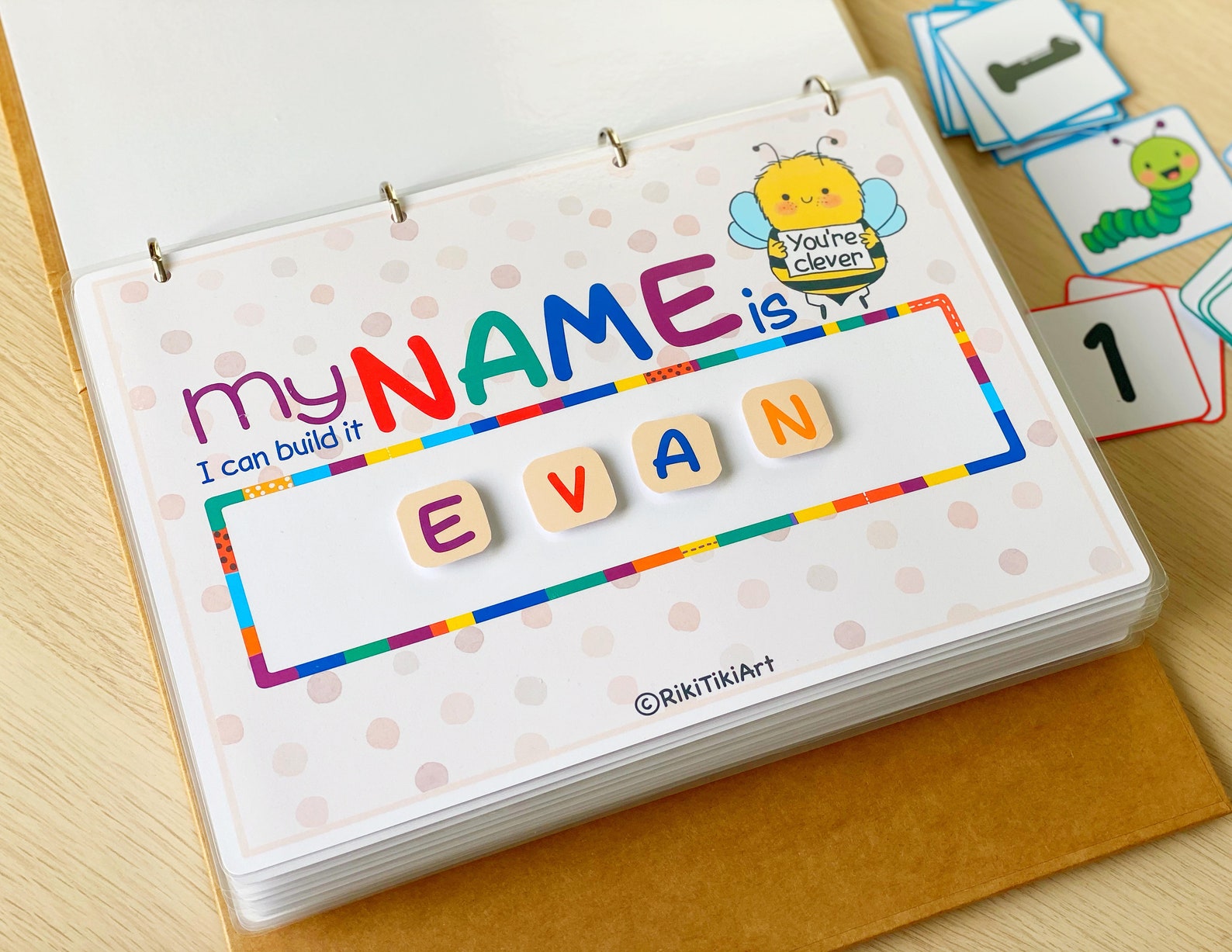 Personalized Toddler Busy Book Printable Preschool Activities ...
