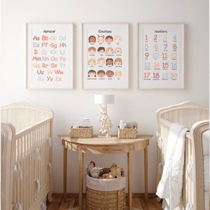 Toddlers Feelings Chart Educational Emotions Poster for Kids Pre-k ...