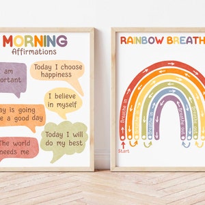 School Counseling Posters Calm Down Corner Downloadable Prints Social ...