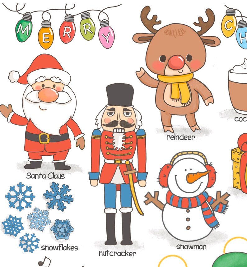 Christmas Poster Toddler Playroom Wall Decor Classroom Winter Wall Art ...