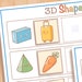 3D Shapes Learning Activity, Toddler Busy Book Printable Preschool ...
