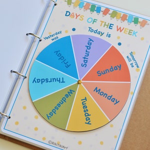 Busy Book - My Morning Bundle, Circle Time Printable Preschool ...