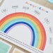 Rainbow Busy Book Page, Homeschool Montessori Materials, Toddler Flash ...