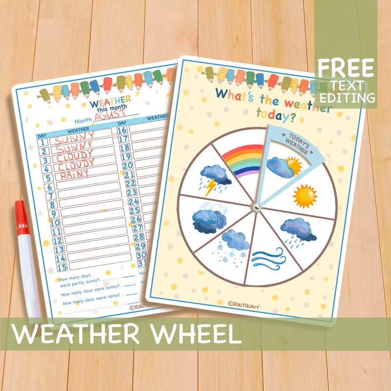 Weather Wheel - Etsy