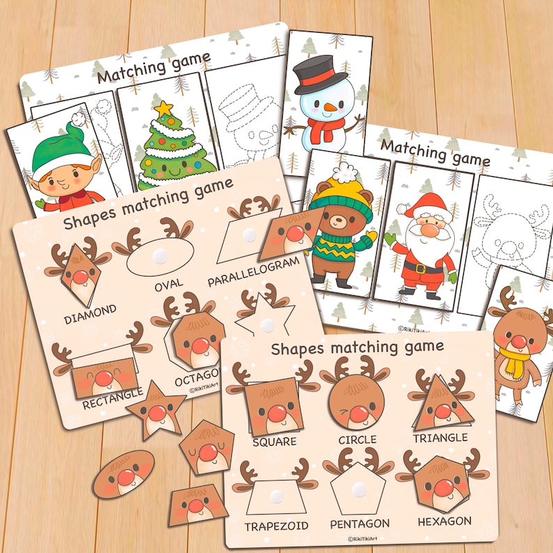 Christmas Busy Book for Toddler Printable Homeschool Resources ...