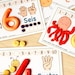 Spanish Numbers Play Dough Mats Fine Motor Skills Counting Preschool ...