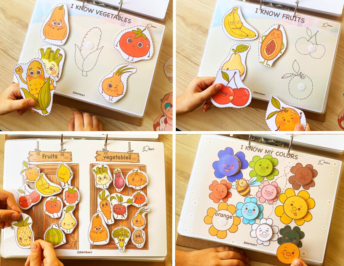 Farm Busy Book Printable Toddler Activities Montessori - Etsy