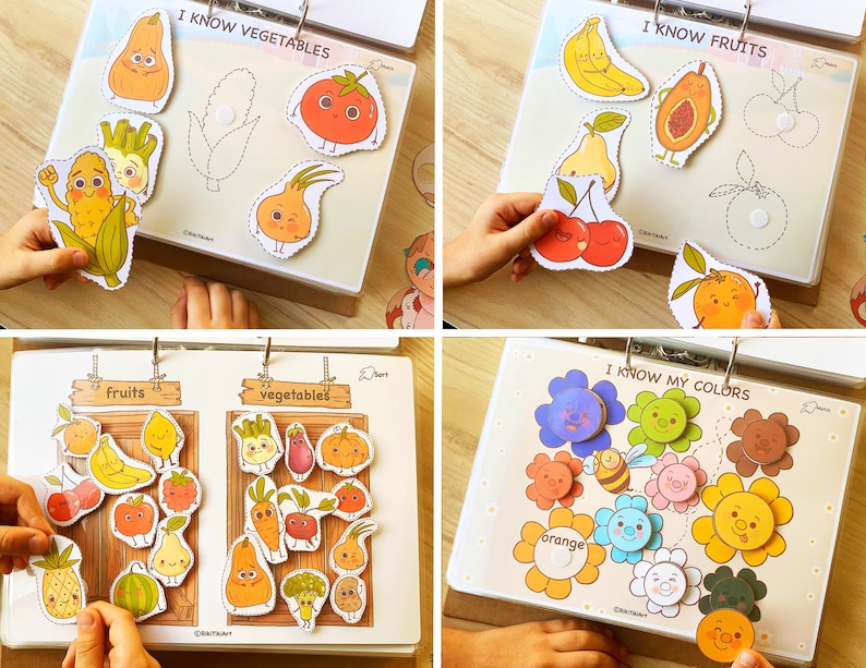 Farm Busy Book Printable Toddler Activities Montessori - Etsy