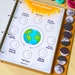 Solar System Busy Book Outer Space Learning Binder Personalized Space ...