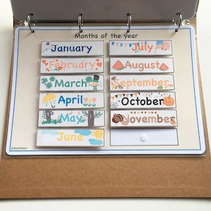 Homeschool Wall Calendar Perpetual Calendar Kids Calendar, Classroom ...
