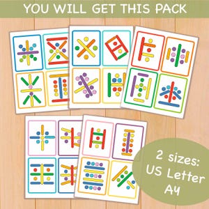 Popsicle Stick and Pom Pom Activity Fine Motor Skills Color Sorting ...