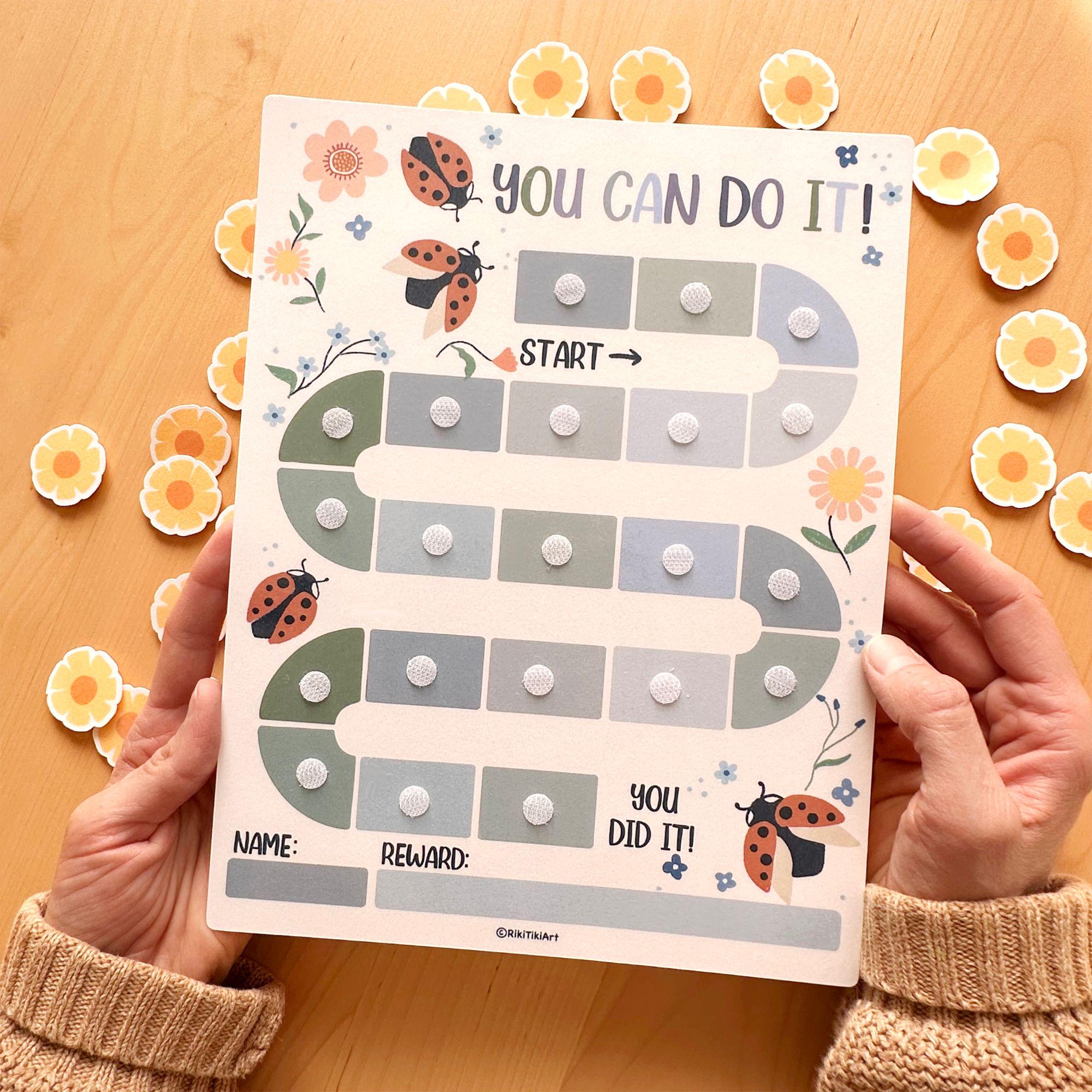 Printable Reward Chart for Toddlers Behavior Chart for Kids Daily Goal ...