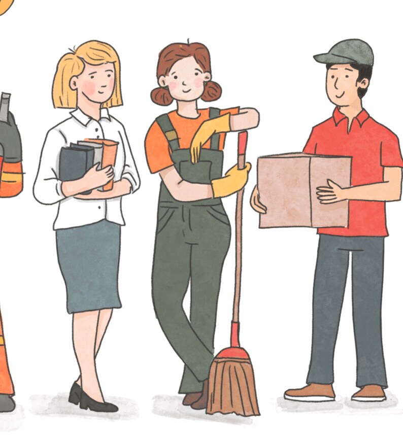 Labor Day Poster Educational Classroom Wall Art Homeschool Downloadable ...