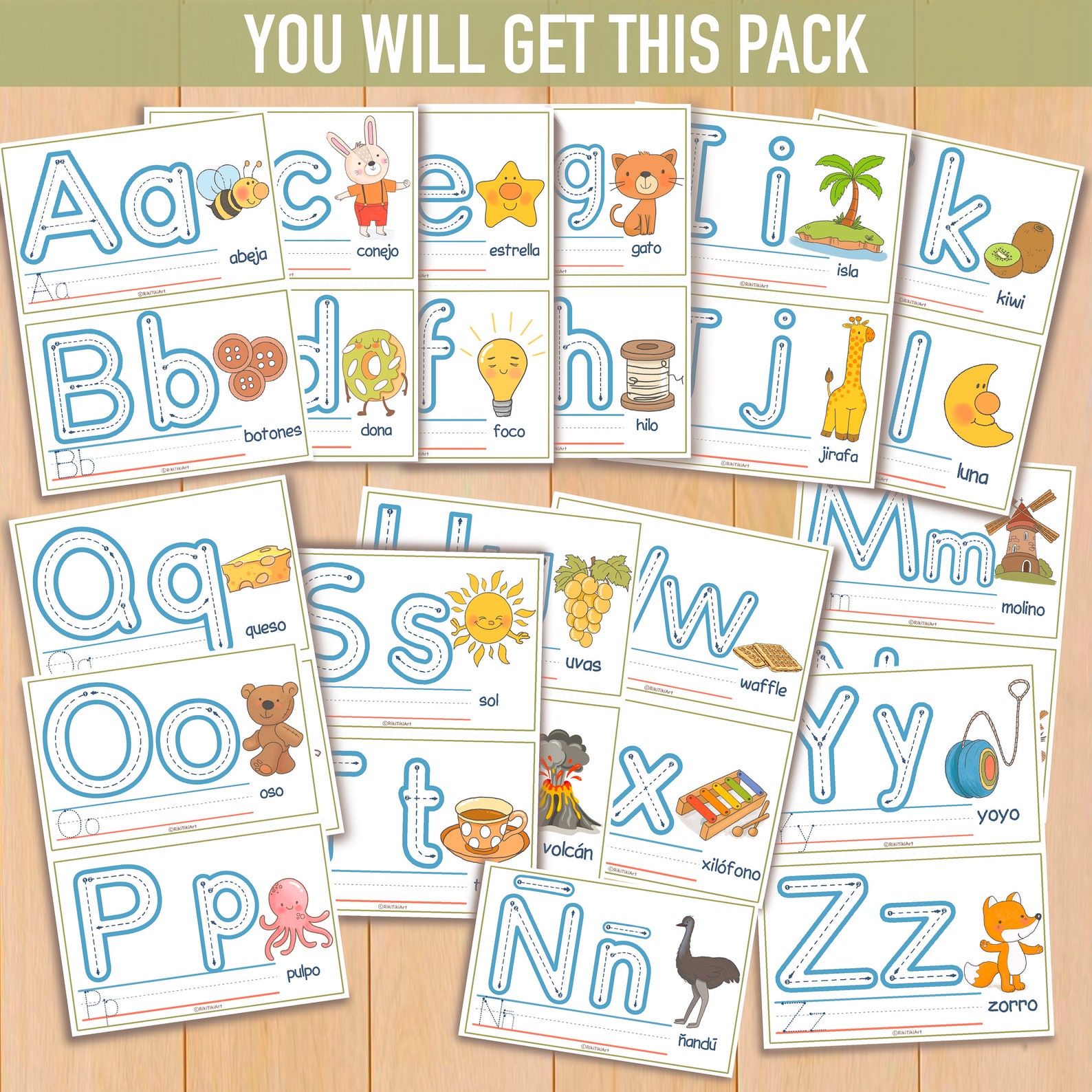 Spanish Alphabet Play Dough Mats Preschool Printables Toddler ...