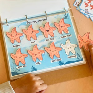 Ocean Animals Toddler Busy Book Printable Learning Binder Homeschool ...