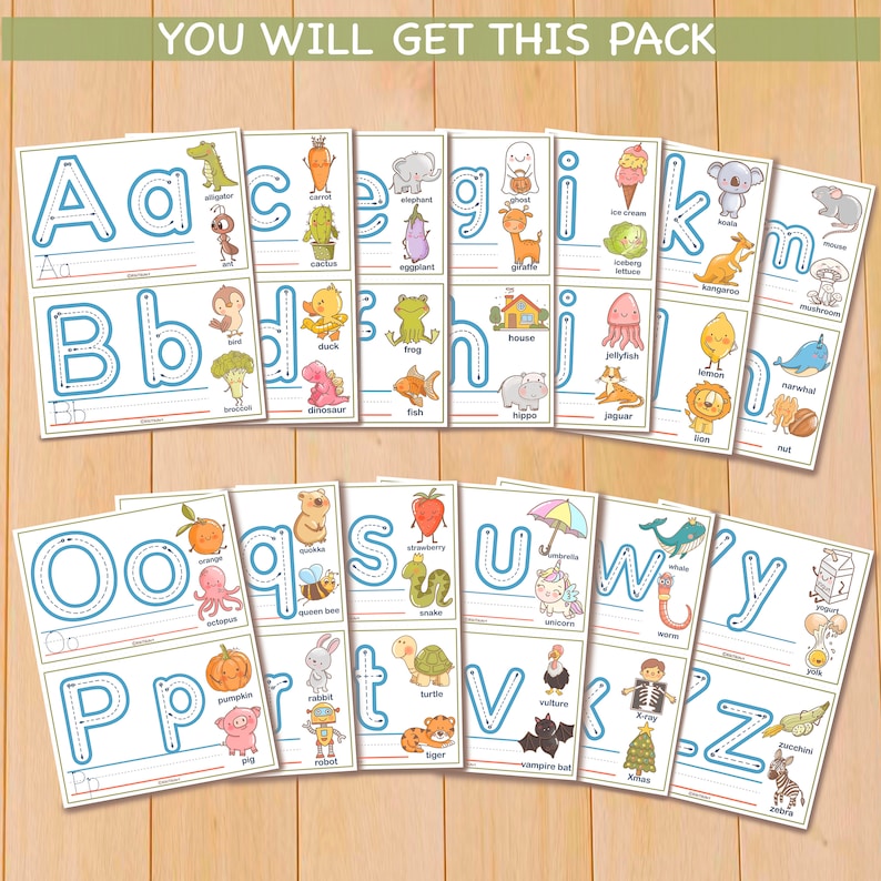 Preschool Printables Alphabet Play Doh Mats Printable Toddler | Etsy