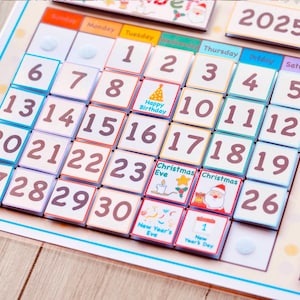 Homeschool Wall Calendar Perpetual Calendar Kids Calendar, Classroom ...