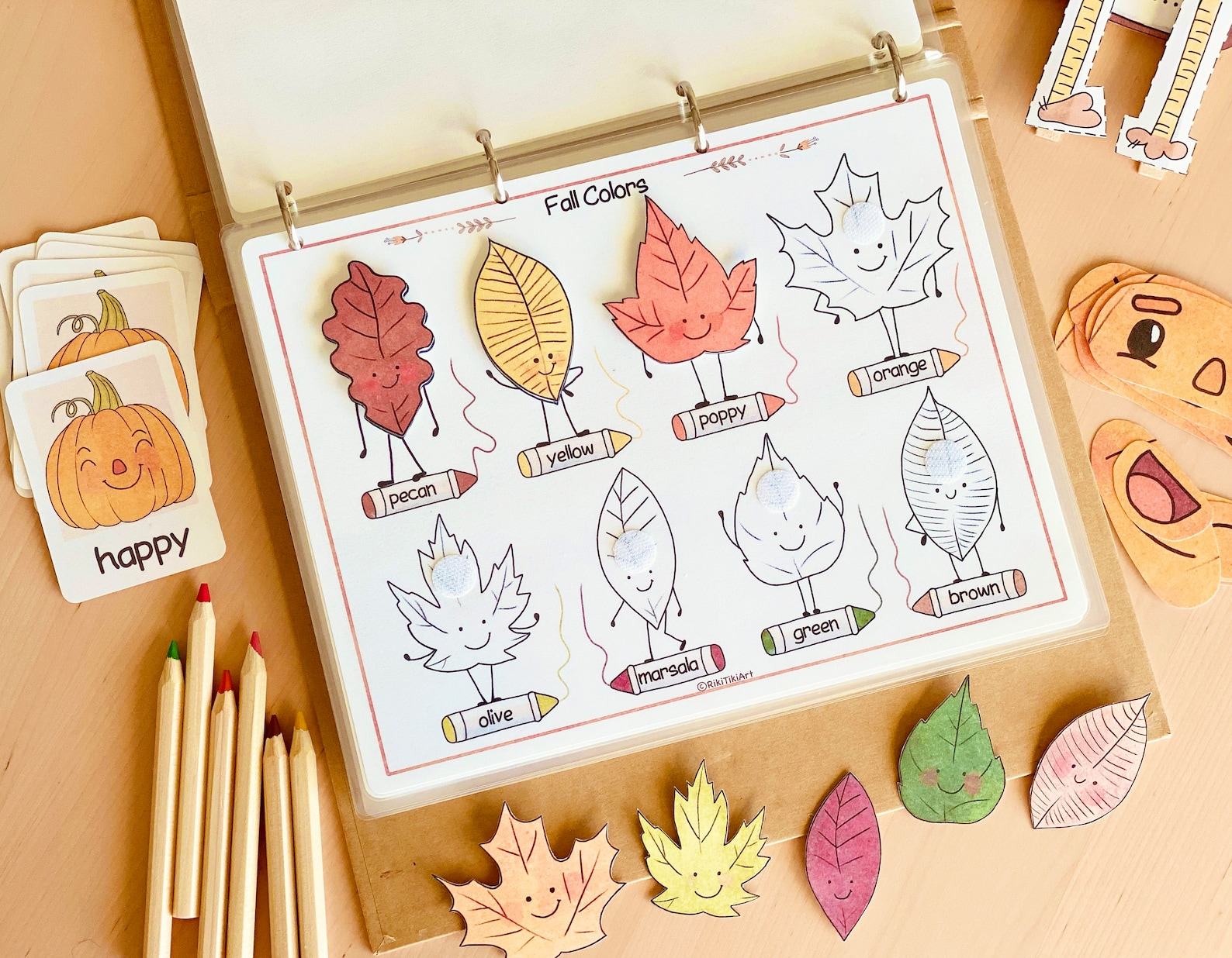 Thanksgiving Busy Book Printable Kids Activity Book Toddler Learning ...