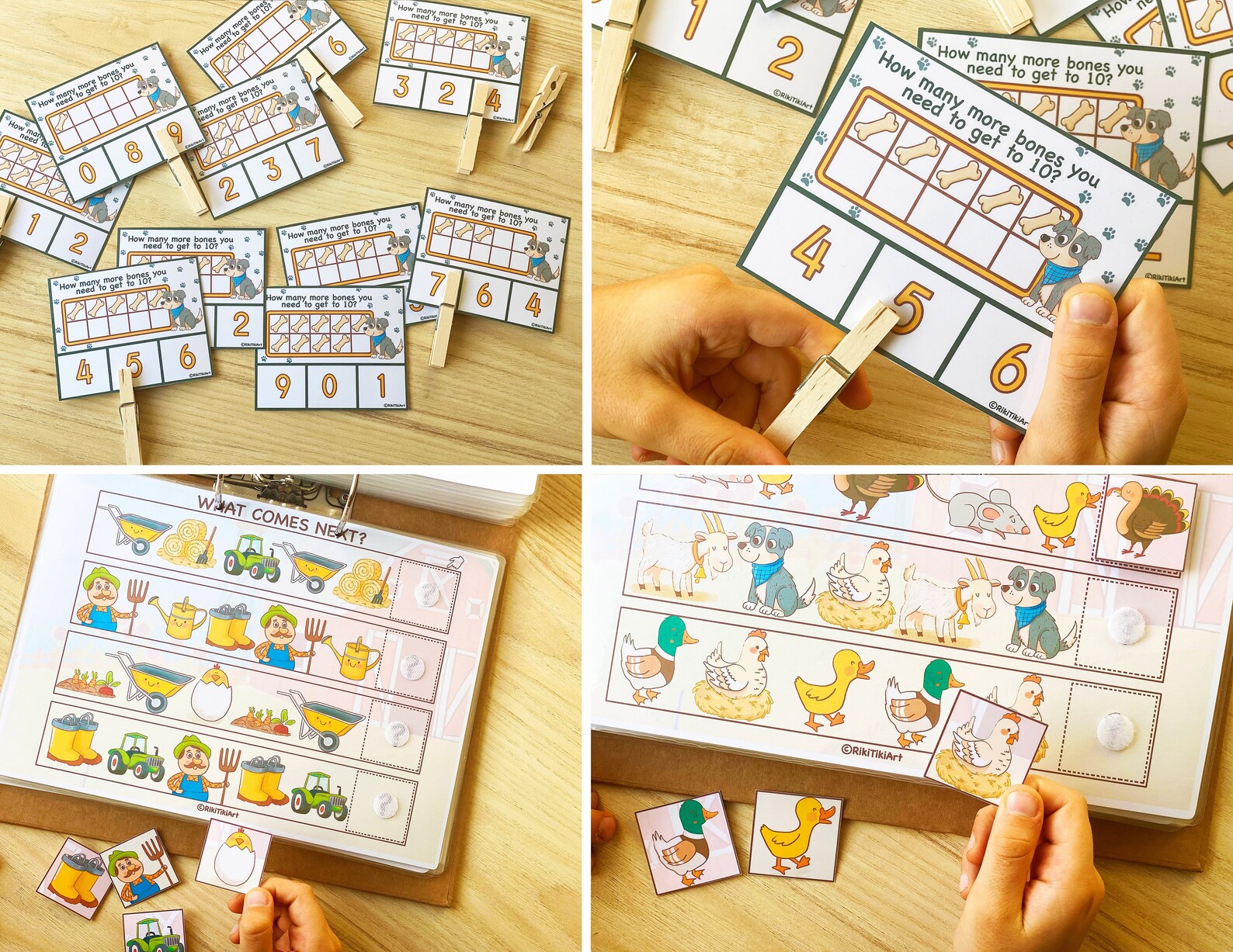 Farm Busy Book Printable Toddler Activities Montessori - Etsy Canada
