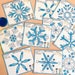 Snowflakes Play Dough Mats Montessori Winter Activities Printable ...