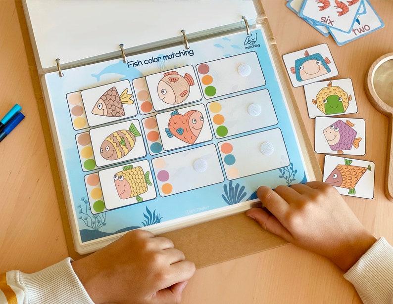 Ocean Animals Toddler Busy Book Printable Learning Binder - Etsy