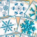Snowflakes Play Dough Mats Montessori Winter Activities Printable ...