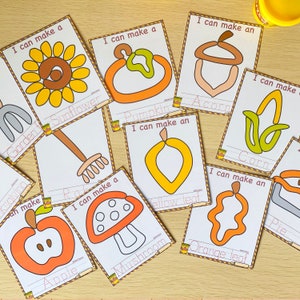 Fall Play Dough Mats Preschool Printables Play Doh Mats Homeschool ...