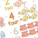 Learning Numbers Poster Ocean Themed Nursery Prints - Etsy