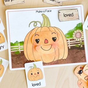 Pumpkin Emotions Activity Behavior Chart for Kids Printable Montessori ...