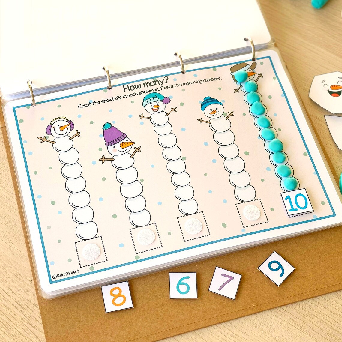 Winter Busy Book Printable Preschool Curriculum Learning - Etsy