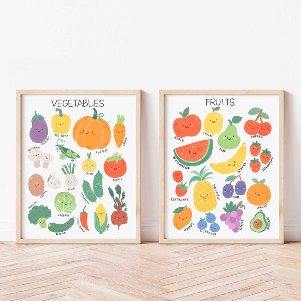 Vegetable Art Print - Etsy