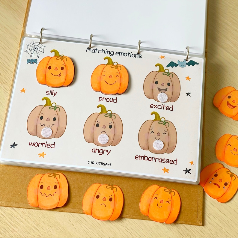 Halloween Busy Book Printable Toddler Learning Book Halloween - Etsy