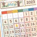 16x20 Perpetual Calendar Printable Classroom Calendar Homeschool ...