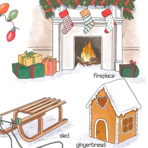 Winter Printable Wall Art Nursery Prints Watercolor Educational Posters ...