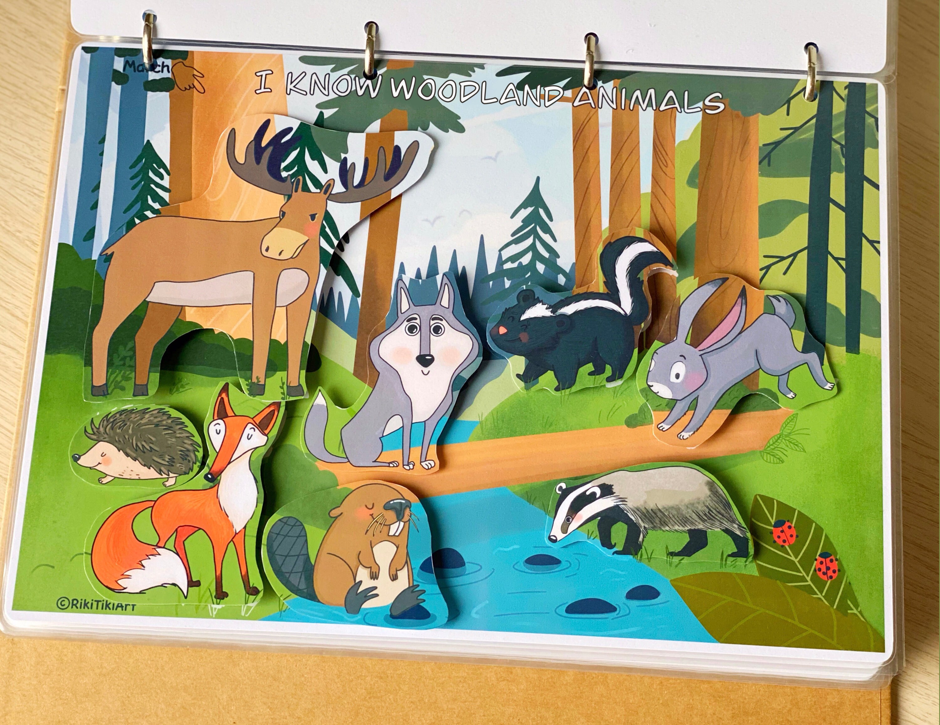 World Animals Busy Book Printable Preschool Curriculum | Etsy Canada