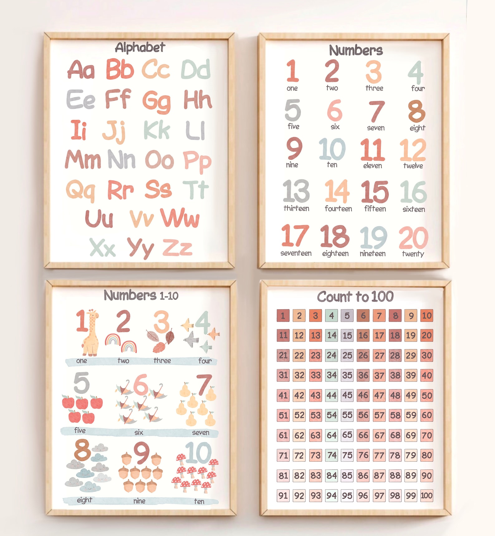 30 Classroom Posters Educational Wall Art Printable Playroom - Etsy