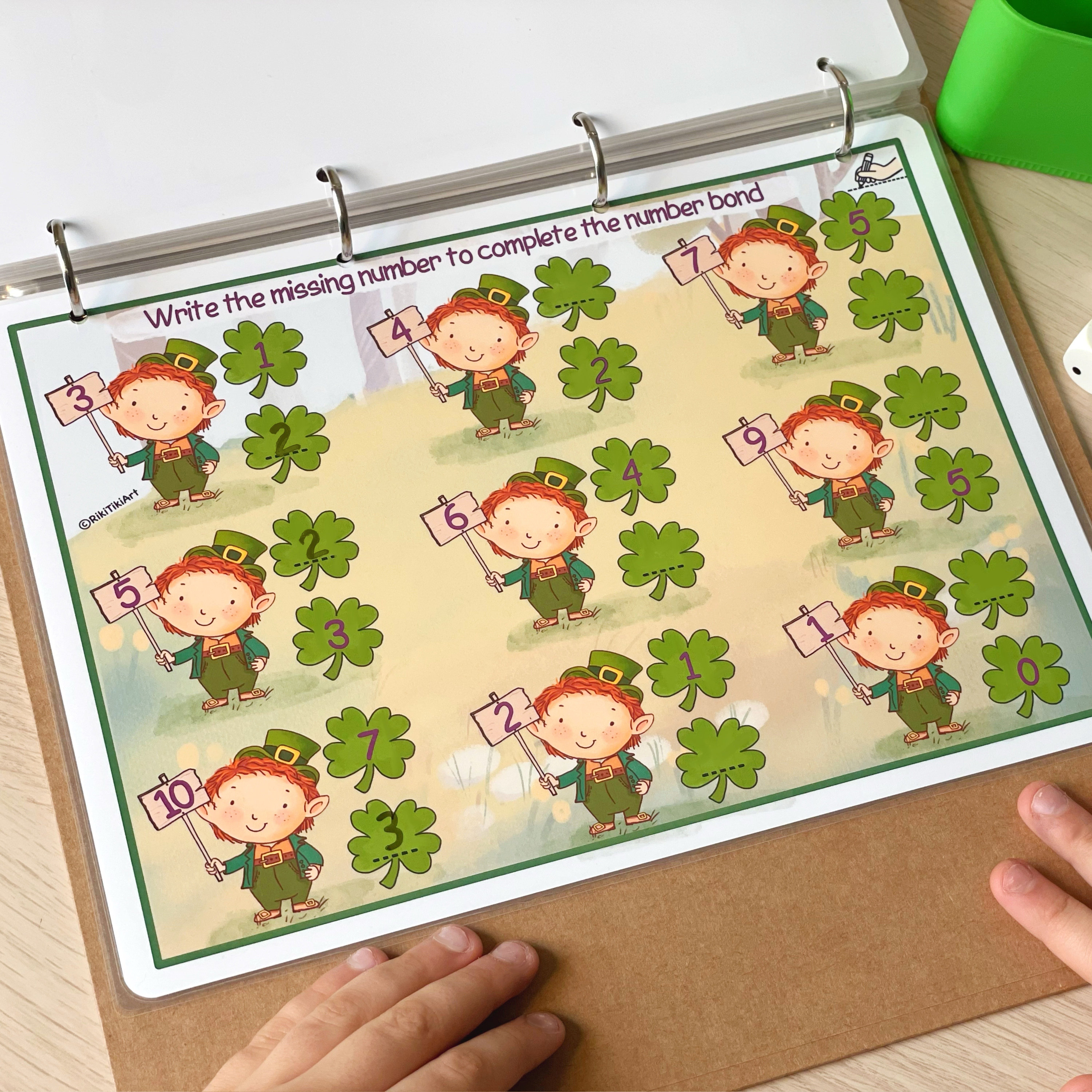 St Patricks Day Busy Book Printable Toddler Learning Binder - Etsy Canada