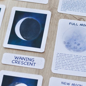 Moon Phases Full Pack, Homeschool Montessori Materials, Astronomy ...