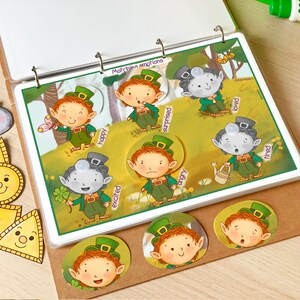 St Patricks Day Busy Book Printable Toddler Learning Binder Preschool ...