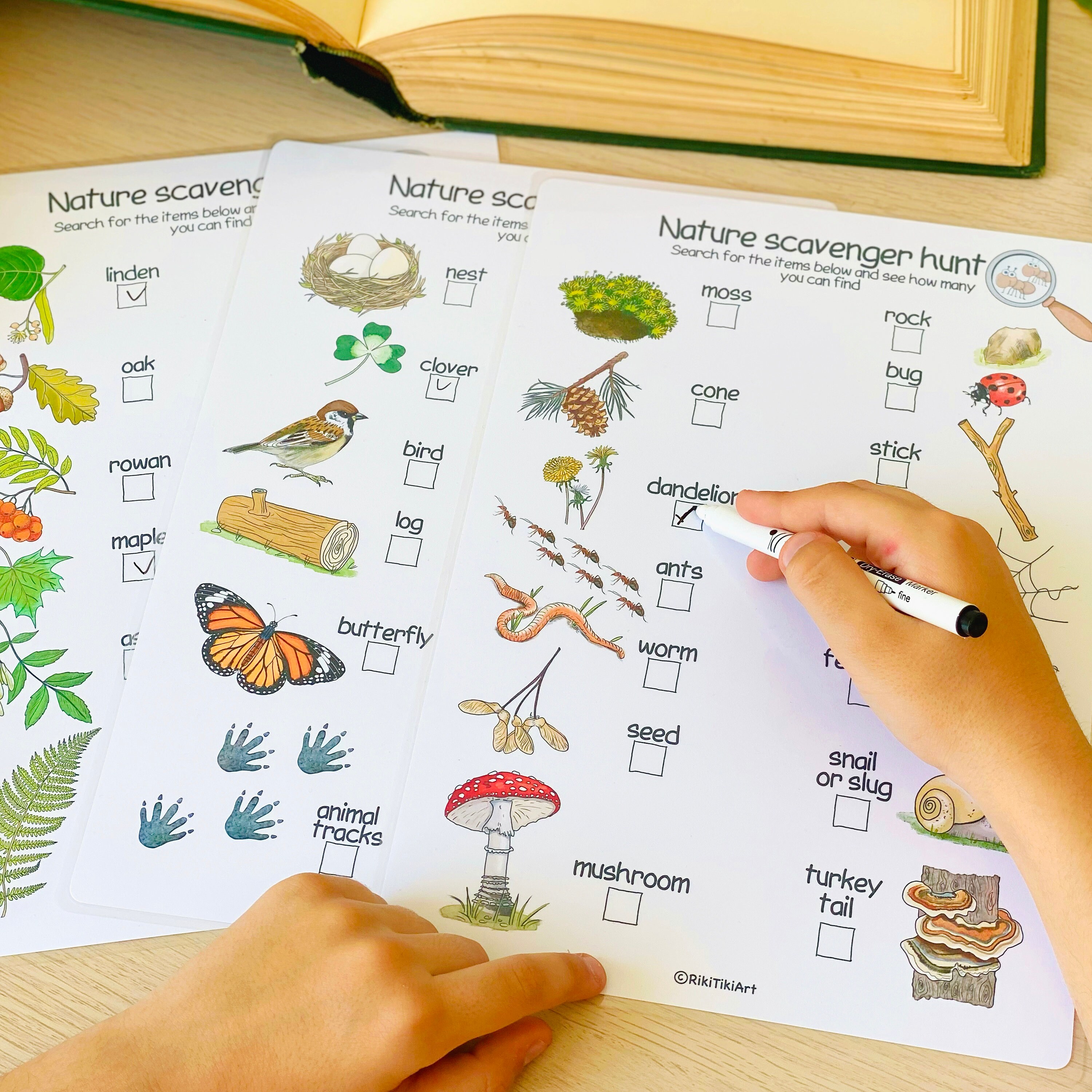 Nature Scavenger Hunt for Kids Woodland Treasure Hunt Outdoor | Etsy