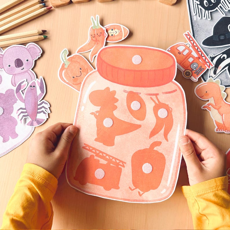 German Color Sorting Activity Vs Coloring Pages, Color Matching ...