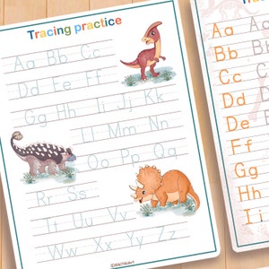 Tracing Alphabet, Preschool Learning Folder, Busy Book Printable ...