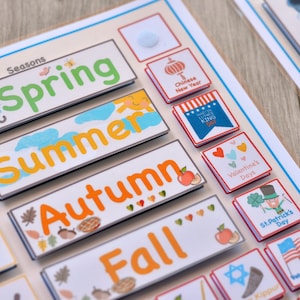 Morning Board Kids Perpetual Calendar Printable Classroom Calendar ...