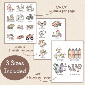 Storage Box Labels Editable Toy Bin Labels Ikea Trofast Labels, Toy Box ...