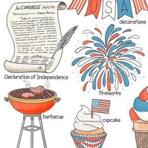 4th of July Poster Independence Day Educational Posters USA Homeschool ...