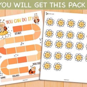 Behavior Reward Chart for Kids, Ladybug Toddler Sticker Chart ...