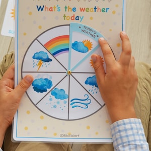 Weather Wheel - Printable Toddler Activities, Homeschool Weather Chart ...
