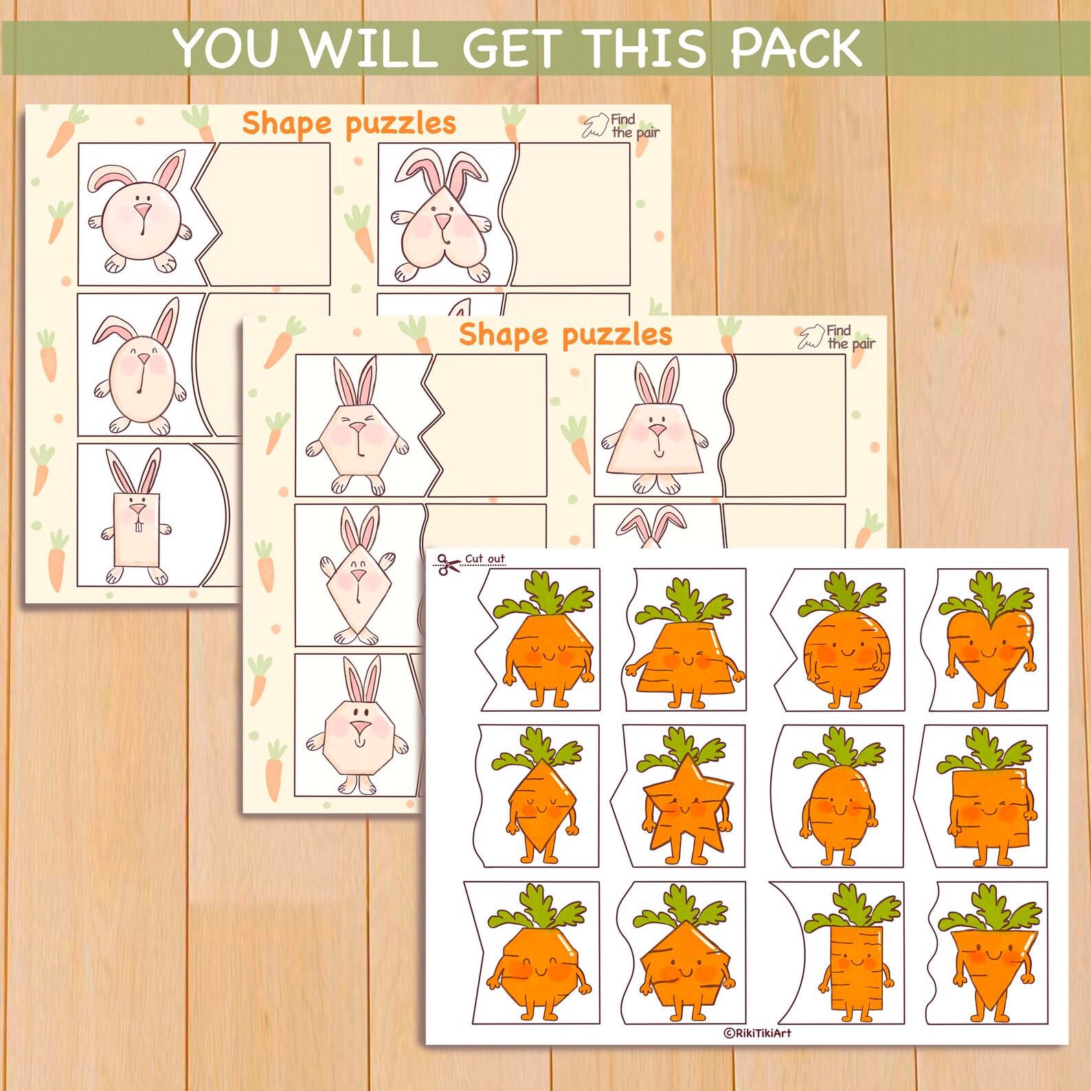 Shape Sorting Activity Printable Preschool Worksheets - Etsy